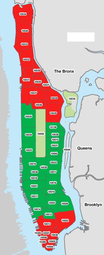 manhattan zip code manhattan zip code