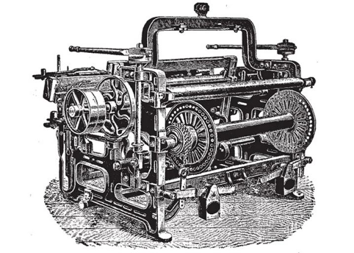 William Gilmour, power loom: The Industrial Revolution and open innovation.