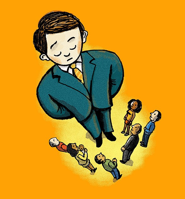 Social Darwinism and class essentialism: The rich think they are superior.