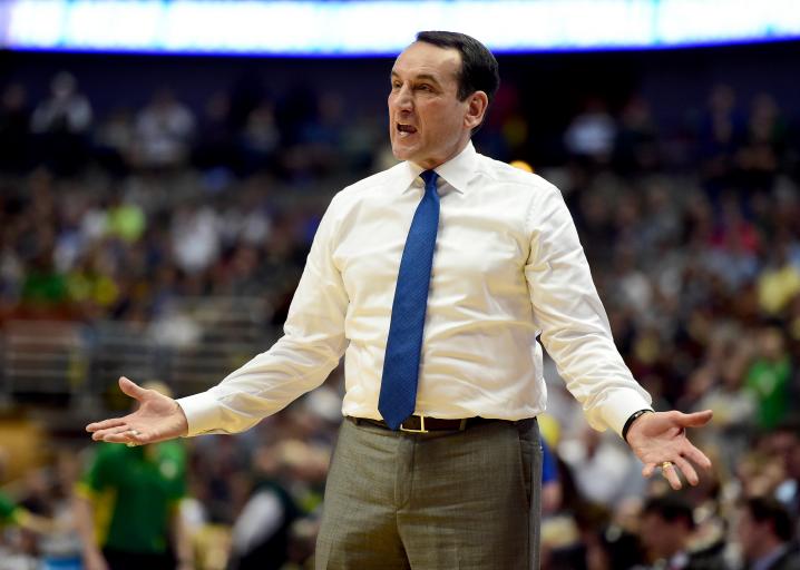 Audio reveals Duke's Coach K lied about post-game exchange with Oregon ...