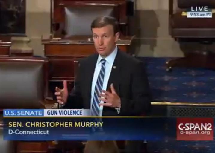 Connecticut’s Chris Murphy, Democratic senator filibusters on gun control.