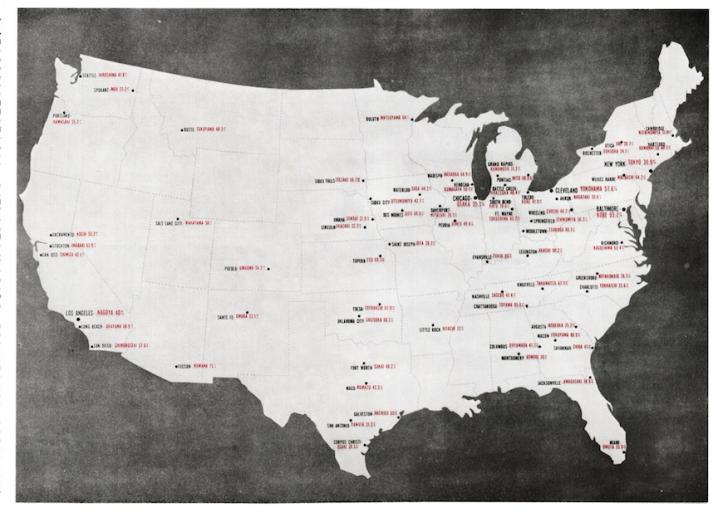 Map interactive: Visualizing firebomb damage done to Japan during WWII ...