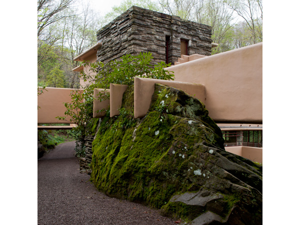 falling water wall section