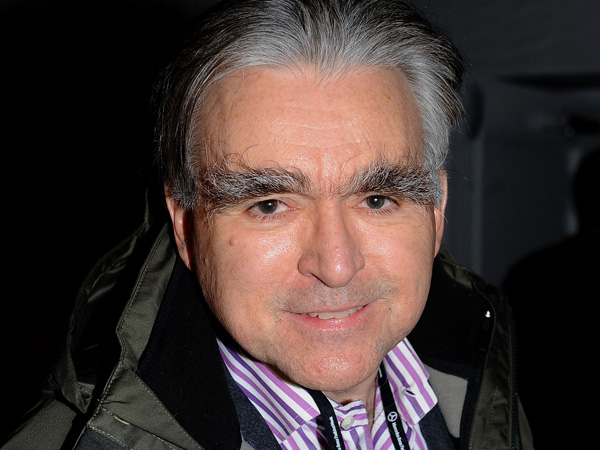 White Hair Dark Eyebrows Man